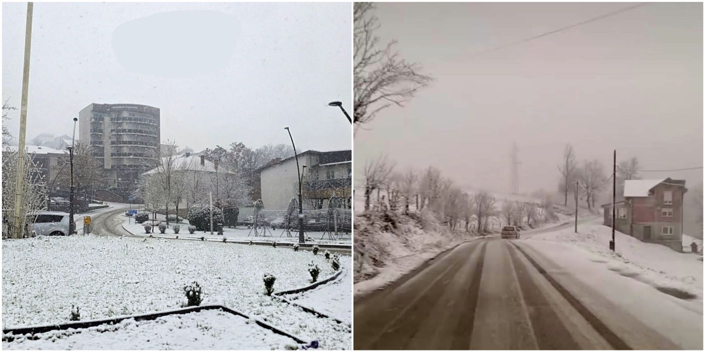 Snijeg pada širom Krajine, otežano odvijanje saobraćaja