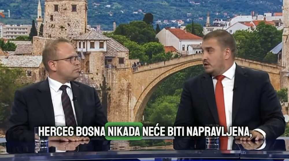 (VIDEO) Zahiragić usred Zagreba poručio na HRT-u: "Herceg-Bosna nikada ...